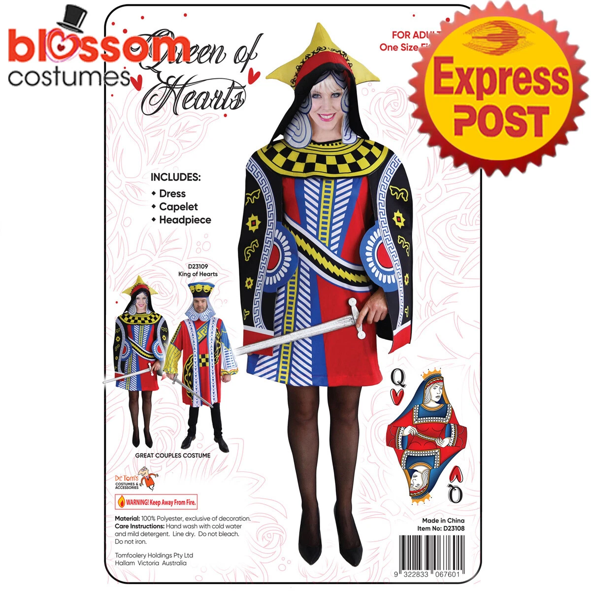 Playing Card Queen Costume