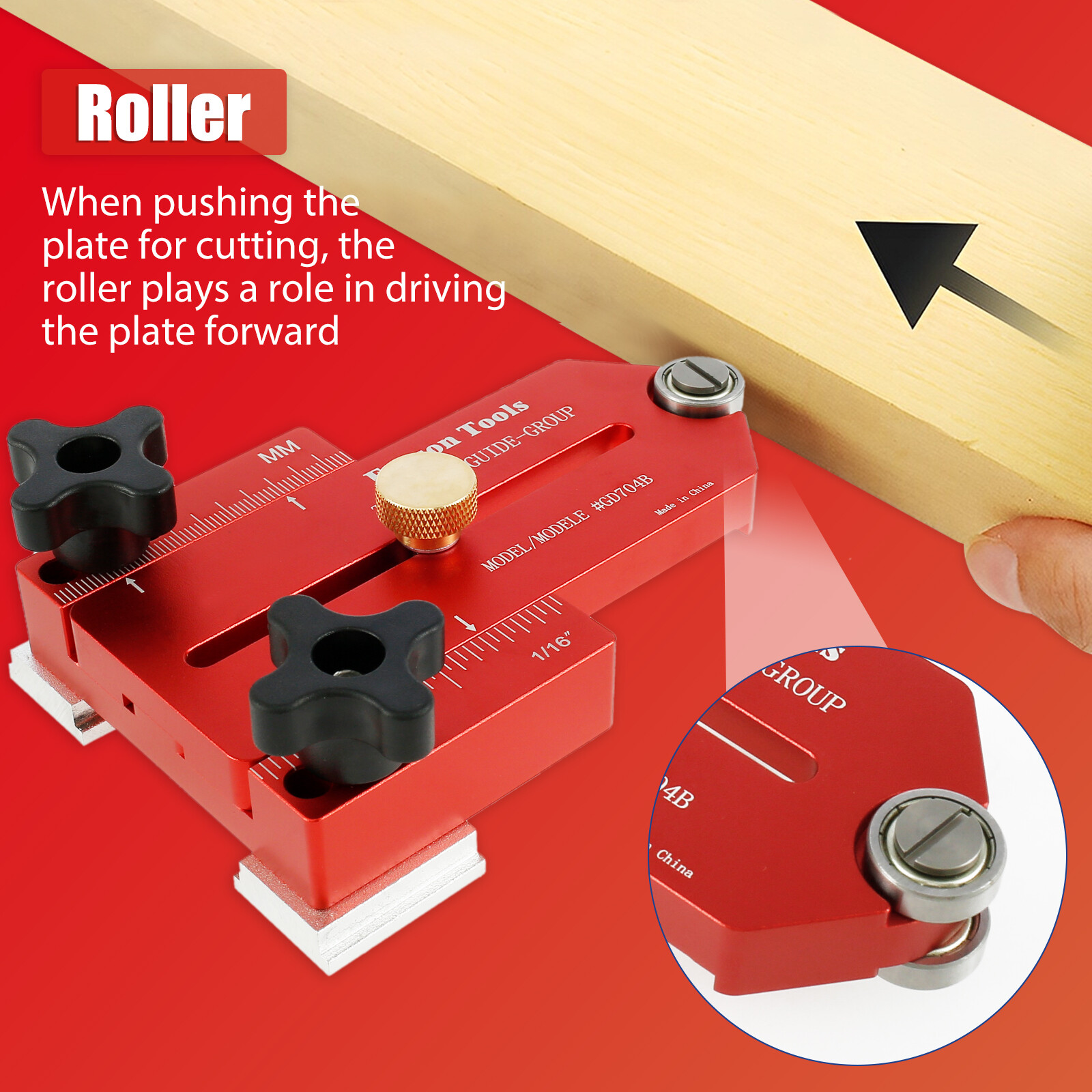 Woodworking Thin Rip Tablesaw Jig Sturdy Aluminum Alloy Thin Board ...