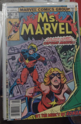 MS MARVEL # 19 1978 MARVEL DISNEY KEY CAROL DANVERS MEETS CAPTAIN ...