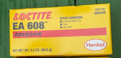 Loctite EA 608 Clear Hysol High Strength Epoxy Adhesive, 2.8 oz Kit EXP ...