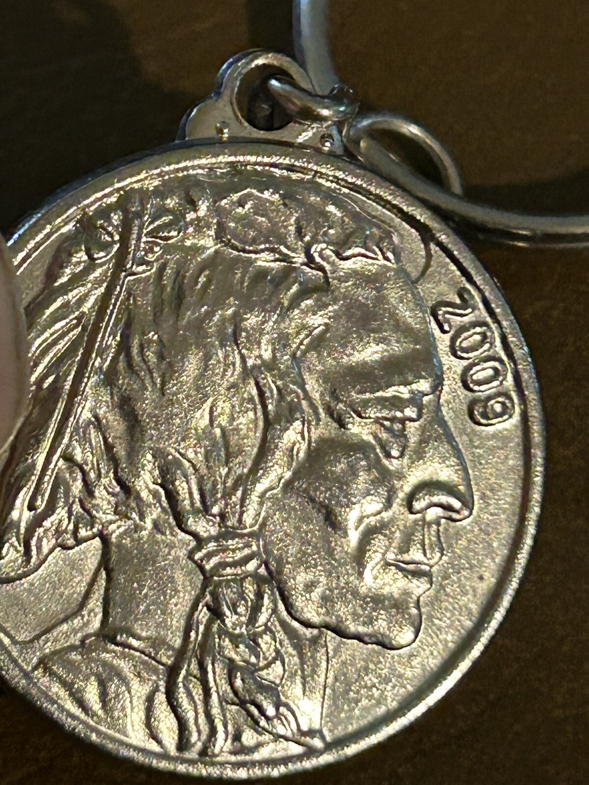 2009 American Indian Relief Council Buffalo Indian Head Nickle Coin ...