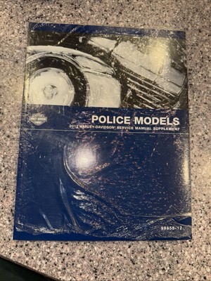OEM 2013 Harley-Davidson Police Models Service Manual Supplement 99855 ...