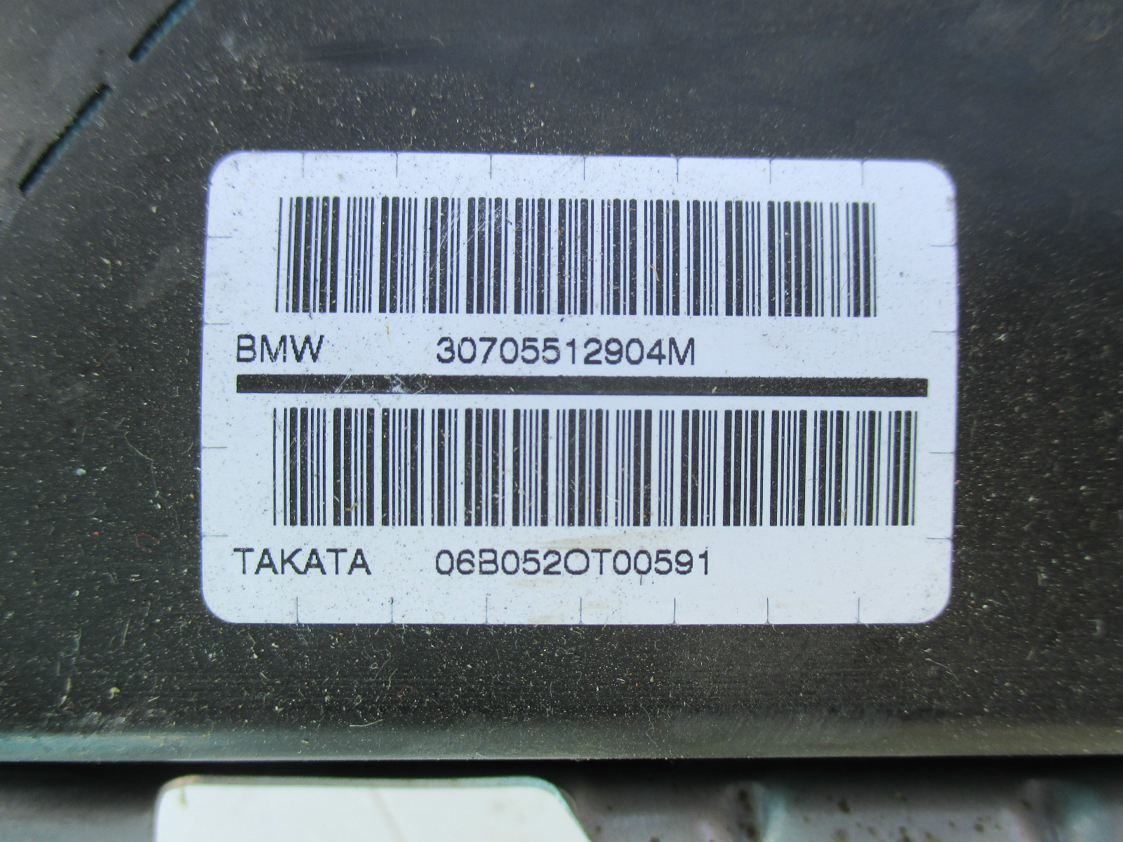 BMW Z4 E85 E86 Passengers Side Front Door Airbag Module Green Plug ...