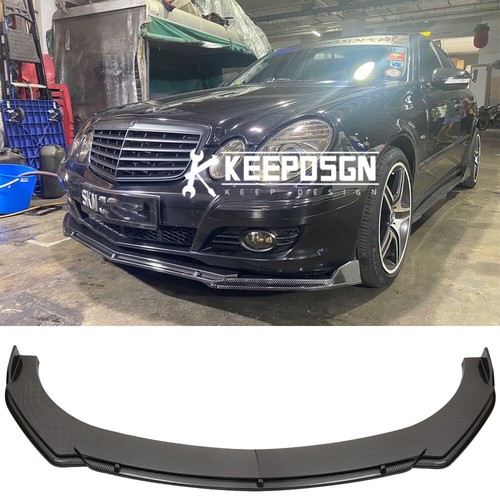 For Mercedes-Benz E-Class E200 E280 E320 W211 Front Bumper Lip Splitter ...
