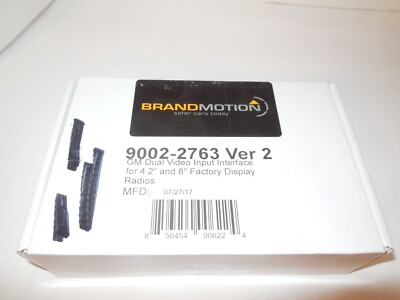 Brandmotion 9002-2763 4.2 & 8 in. GM Dual Video Input Interface Factory ...