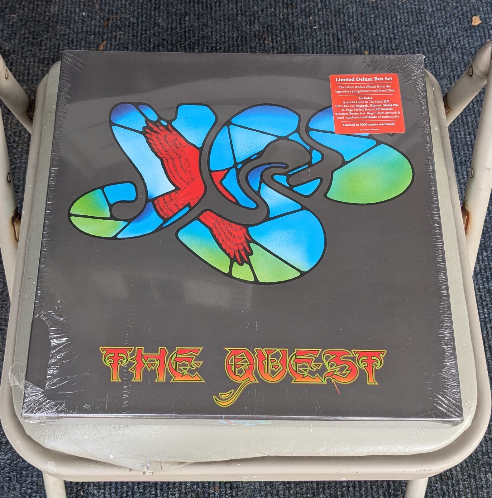 Yes - The Quest [2LP+2CD+BluRay Box Set] Glow In The Dark Vinyl LP ...