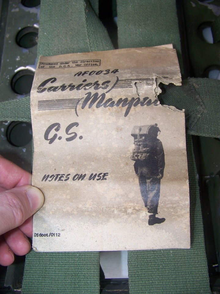 US Army Carrier Manpack GS Military Back Pack Frame AF0034 | eBay