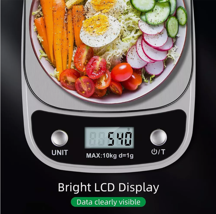 10KG Kitchen Digital Electronic LCD Scales Cooking Baking Food Weighing ...