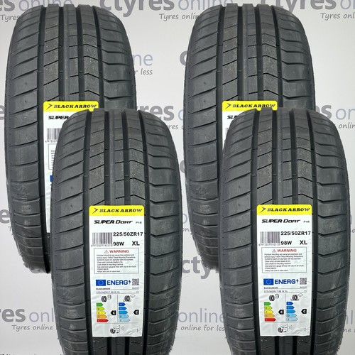 4 X New 225 50 17 BLACKARROW P16 98W XL 225/50R17 2255017 *C/C RATED ...