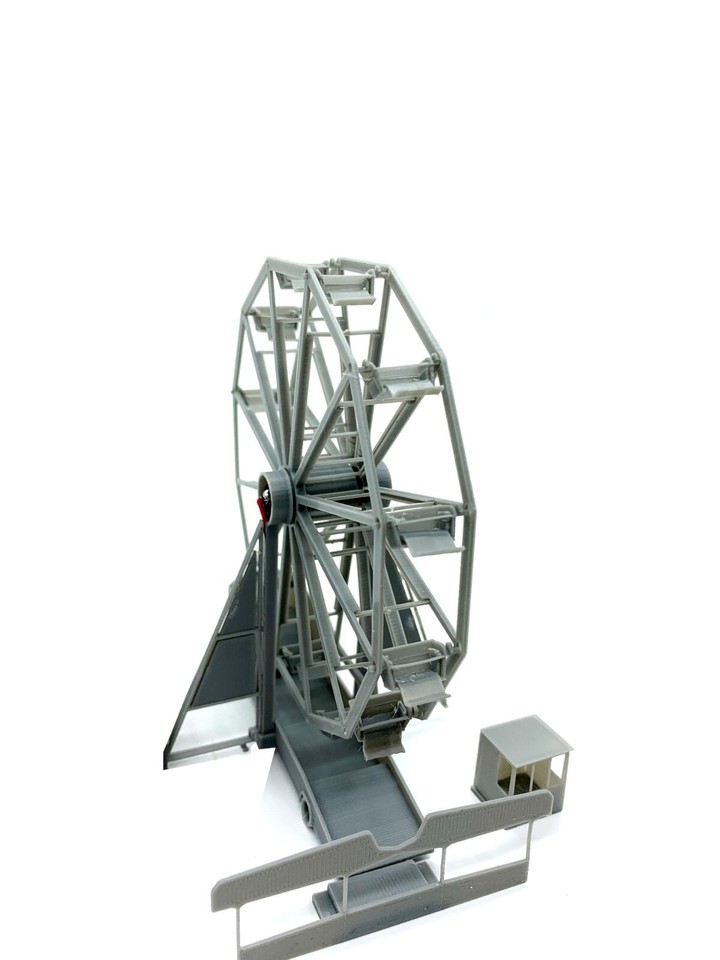 DAPR-N Gauge Model Railway Fairground Kit - Motorised Mobile Ferris ...