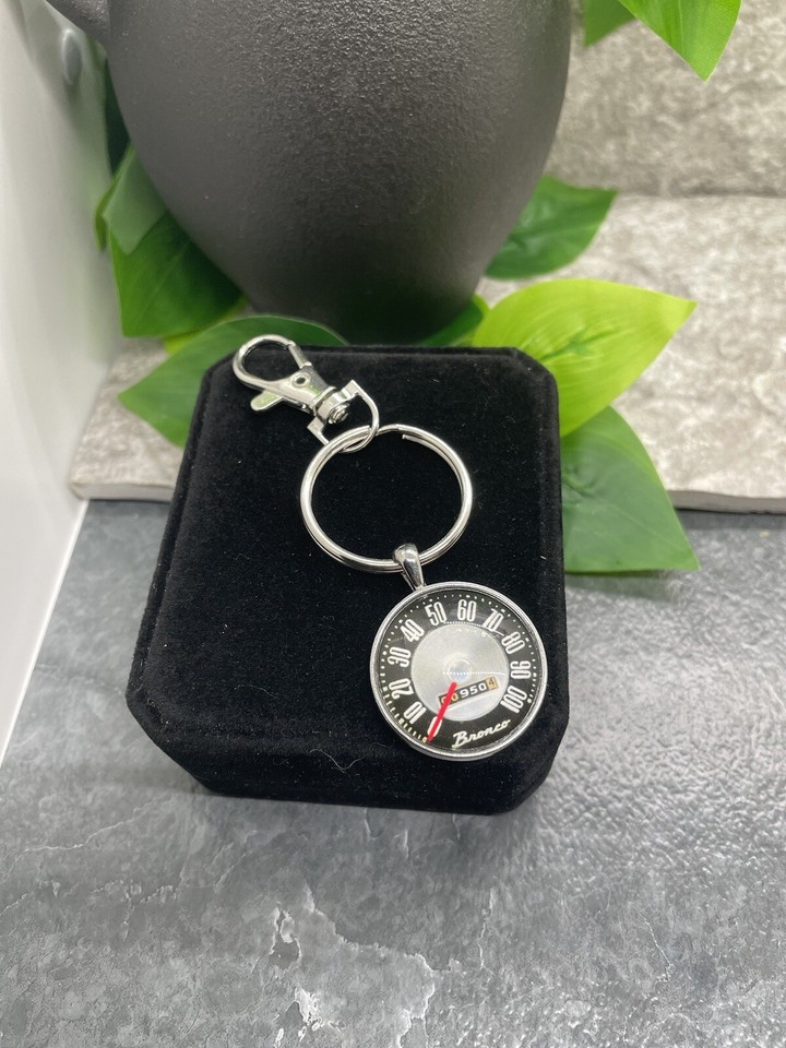 3.5" Stainless Steel Vintage Retro Speedometer Keychain New Free Ship ...