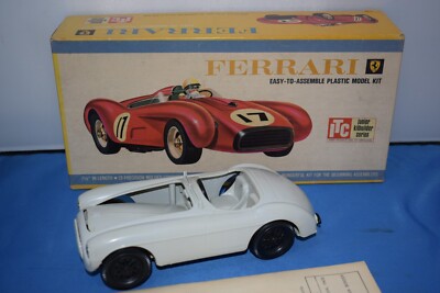 Ideal Toy 1962 Ferrari Roadster Plastic Model Car Kit In Original Box ...