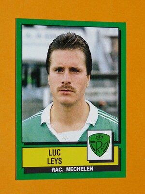 #252 LUC LEYS RAC MECHELEN PANINI FOOTBALL 89 1988-1989 BELGIQUE | eBay