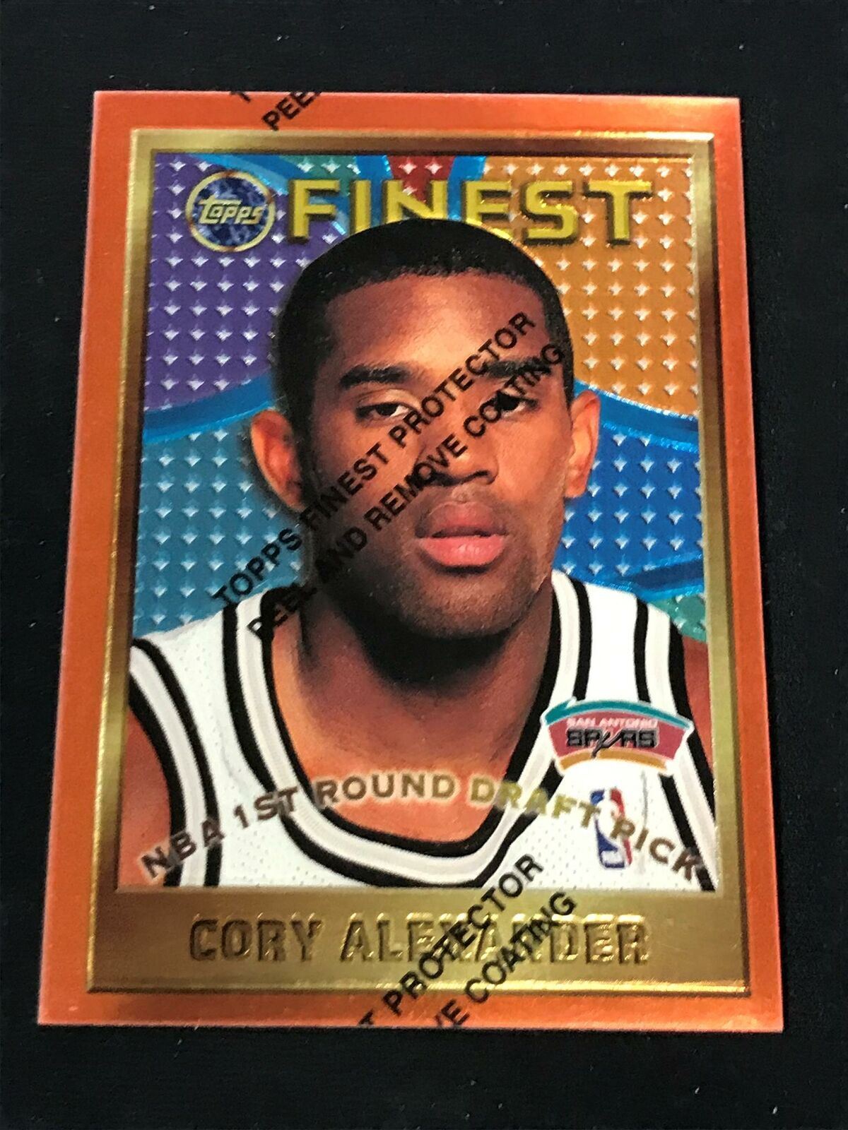 1995-96 Topps Finest CORY ALEXANDER #139 Orange San Antonio Spurs *GT37 ...