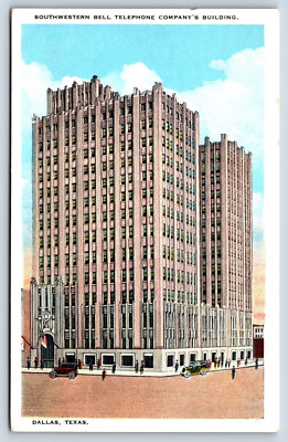 Postcard TX Dallas Southwestern Bell Telephone Co Building Defunct Pub ...