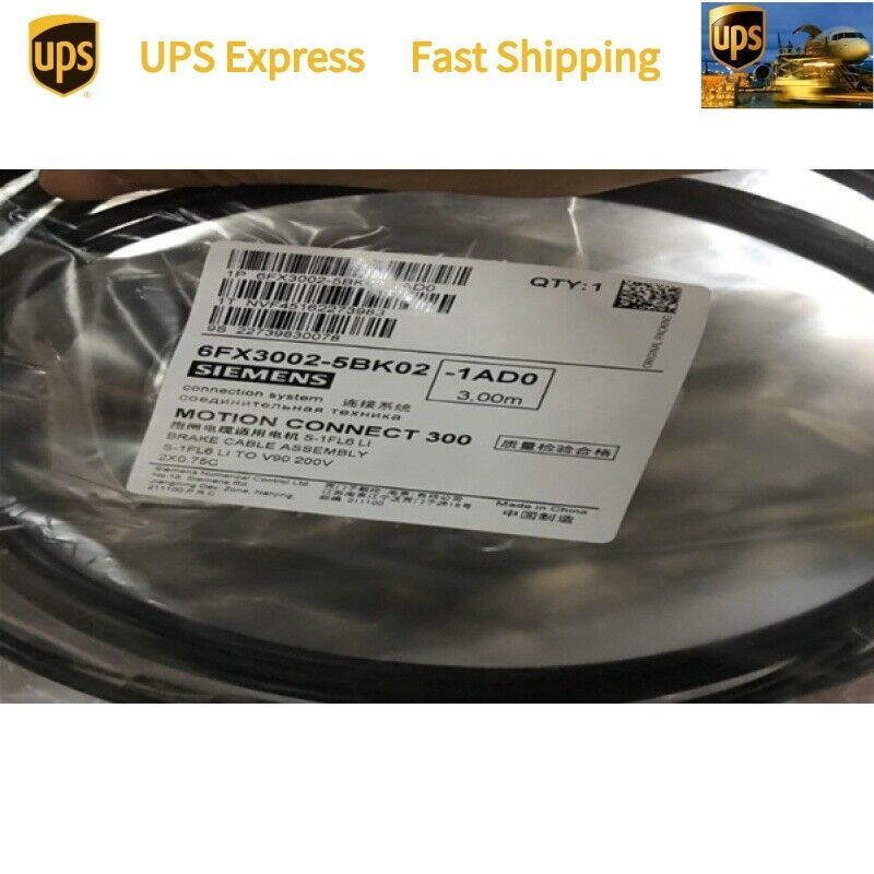 6FX3002-5BK02-1AD0 SIEMENS V90 Brake Cable FAST DELIVERY 1PCS VERY GOOD ...