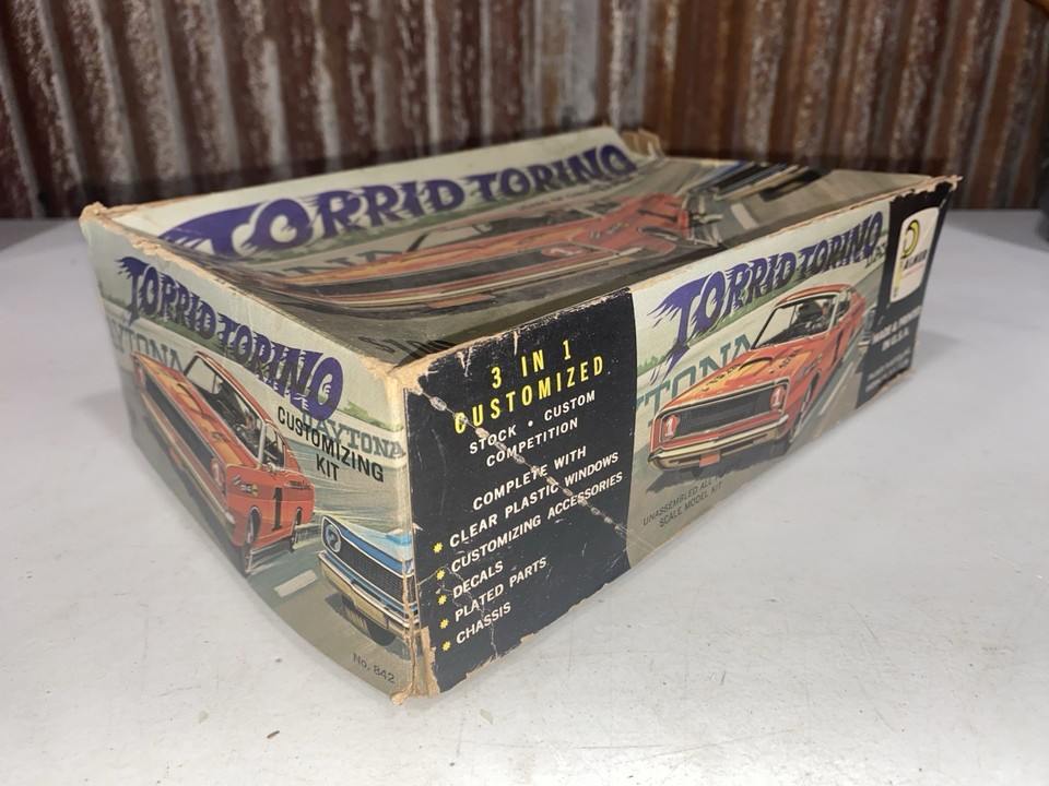 Vintage Open Box Only Torrid Torino Stock Racer Model Car RARE! Palmer ...