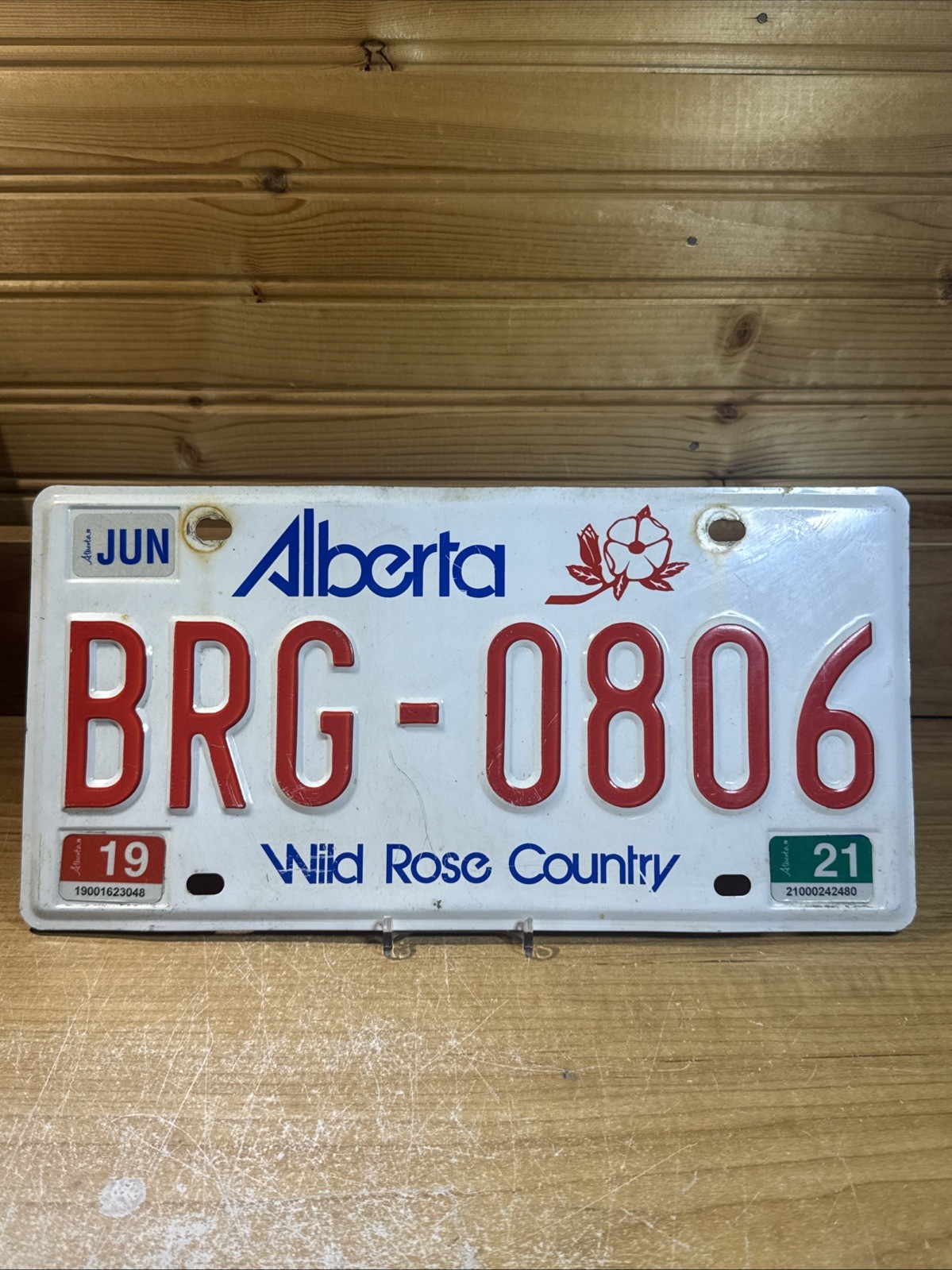 Alberta Canada Expired License Plate BRG 0806 | eBay