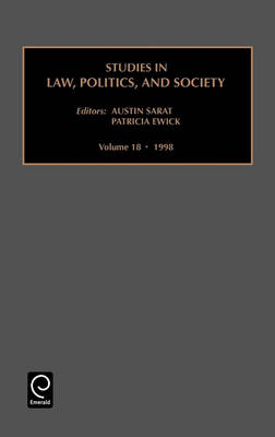 Studies in Law, Politics and Society by Patricia Ewick, Austin Sarat ...
