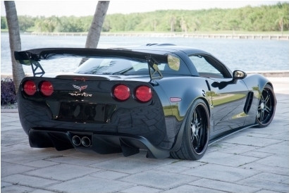 C6 and Z06 Corvette Rear 2 Tip Diffuser | Performance Part: Yes