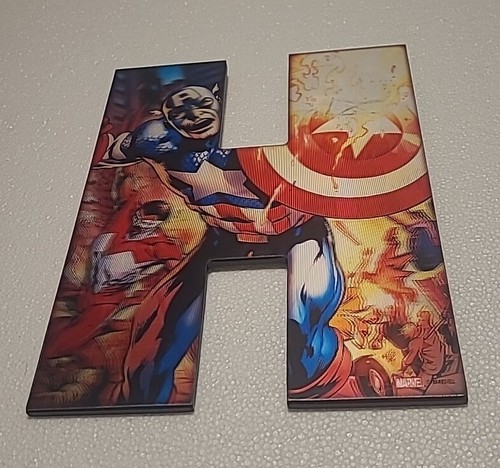 Marvel 3D Letter H Wall Decor Wooden 8x10 in | eBay