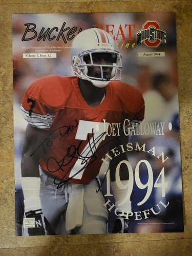 1994 Ohio State Buckeye Beat, Autographed By Joey Galloway | eBay