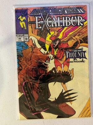 Marvel Comics Presents Excalibur Phoenix vs dark Phoenix 1989 #36 ...