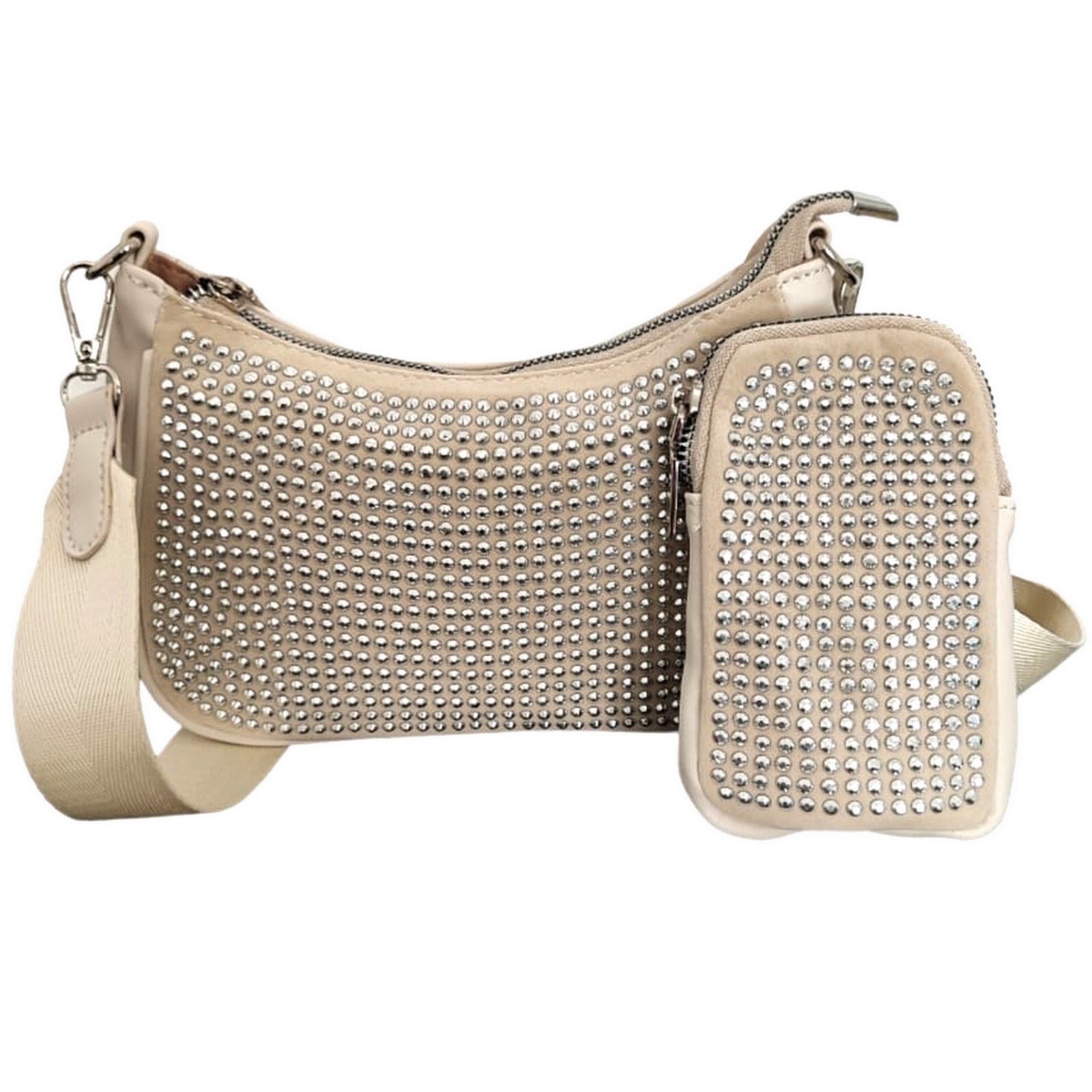 Umhängetasche Crossbody Bag Strass Handtasche Set Damentasche ...