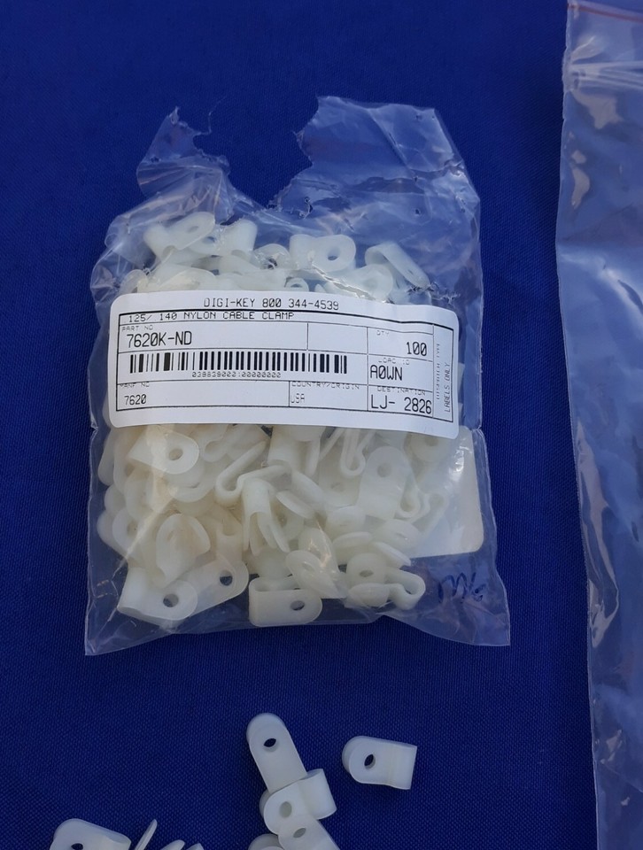 94pcs 3/8 Inch R-Type Clip Clamp, Nylon Mounting Cable Fastener Wire ...