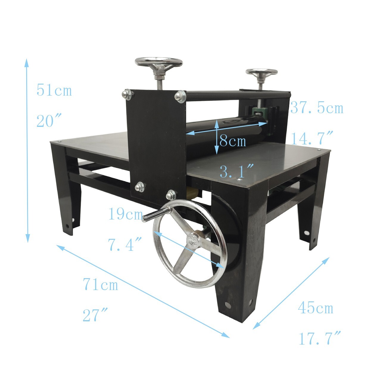 27*17.7inch Ceramic Clay Plate Machine Slab Roller Heavy Tabletop Art ...