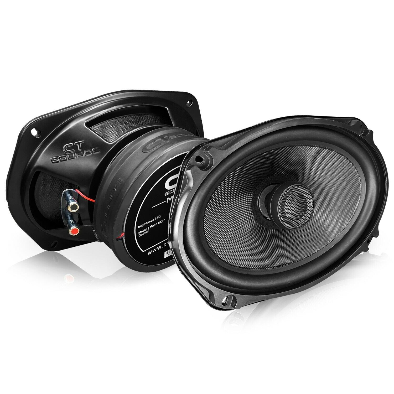 CT Sounds MESO-6X9-COX 200W RMS Car Coaxial Pair of Speakers - Black ...