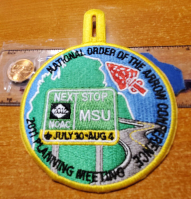OA 2012 NOAC, 2011 Planning meeting "Next stop MSU" Patch [k2] | eBay