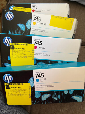 CHOOSE COLOR! Genuine HP 745 DesignJet 300mL Ink Cartridge NEW, Save on ...