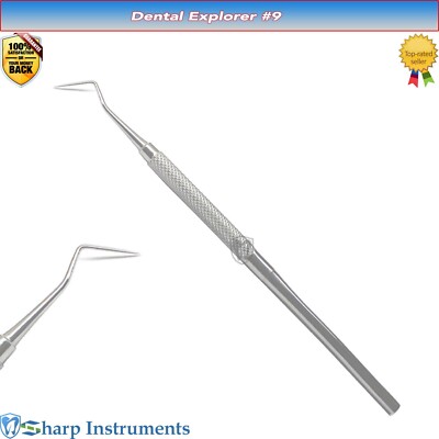 Explorer 9 Dental Endodontic Diagnostic Stainless Instruments Explorer ...