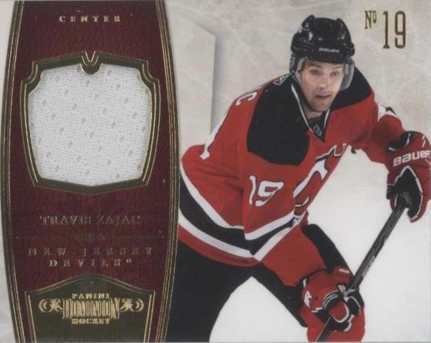 2010-11 Panini Dominion - Travis Zajac #58 Jerseys /99 (MEM) for sale ...