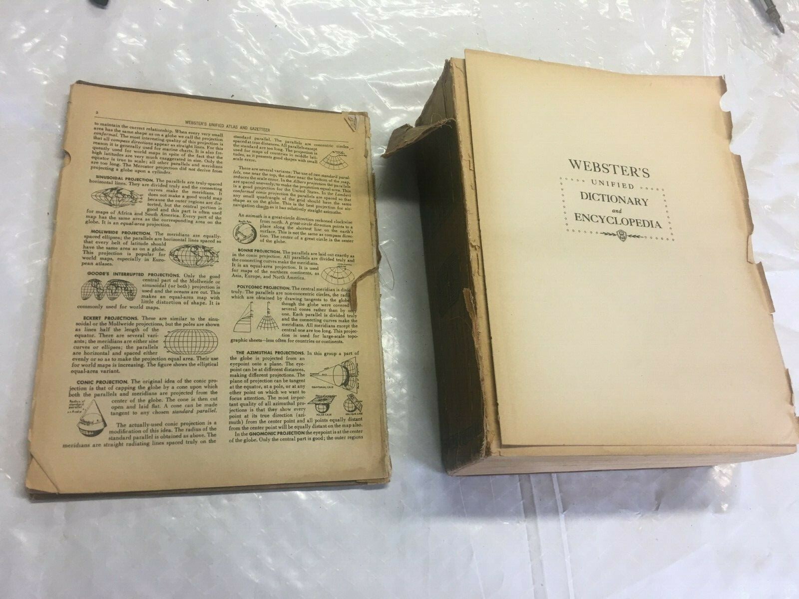 Vintage Webster's Unified Dictionary and Encyclopedia 1959 | eBay