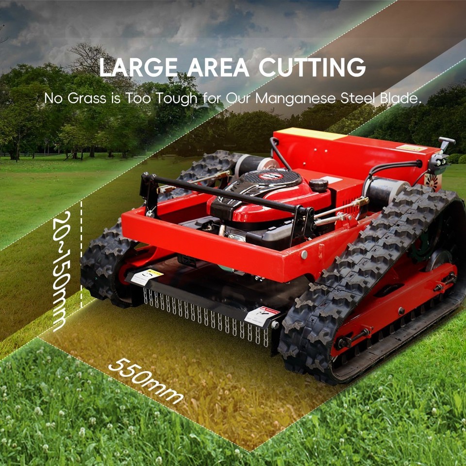 Remote Control Automatic Robot Snow Shovel Lawn Mower Wheel Crawler ...