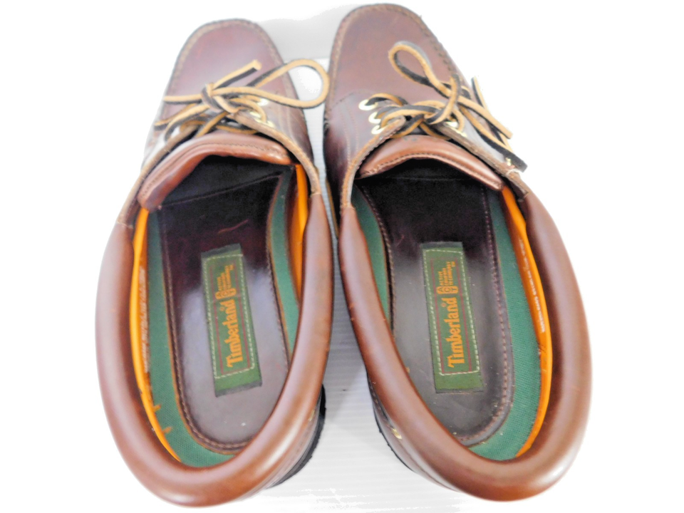 Timberland Men’s Size 11.5 W 32026 3 Eye Leather Lug Sole Boat Shoes ...