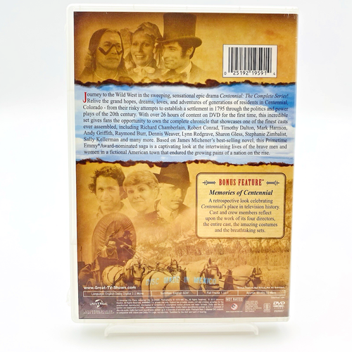 Centennial: The Complete Series (DVD, 2013, 6-Disc Set) for sale online ...