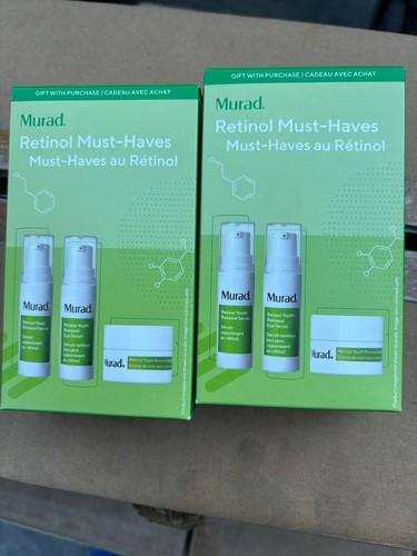 Murad Retinol To Go 3 Piece Set O.25 oz 0.17oz 2pk | eBay