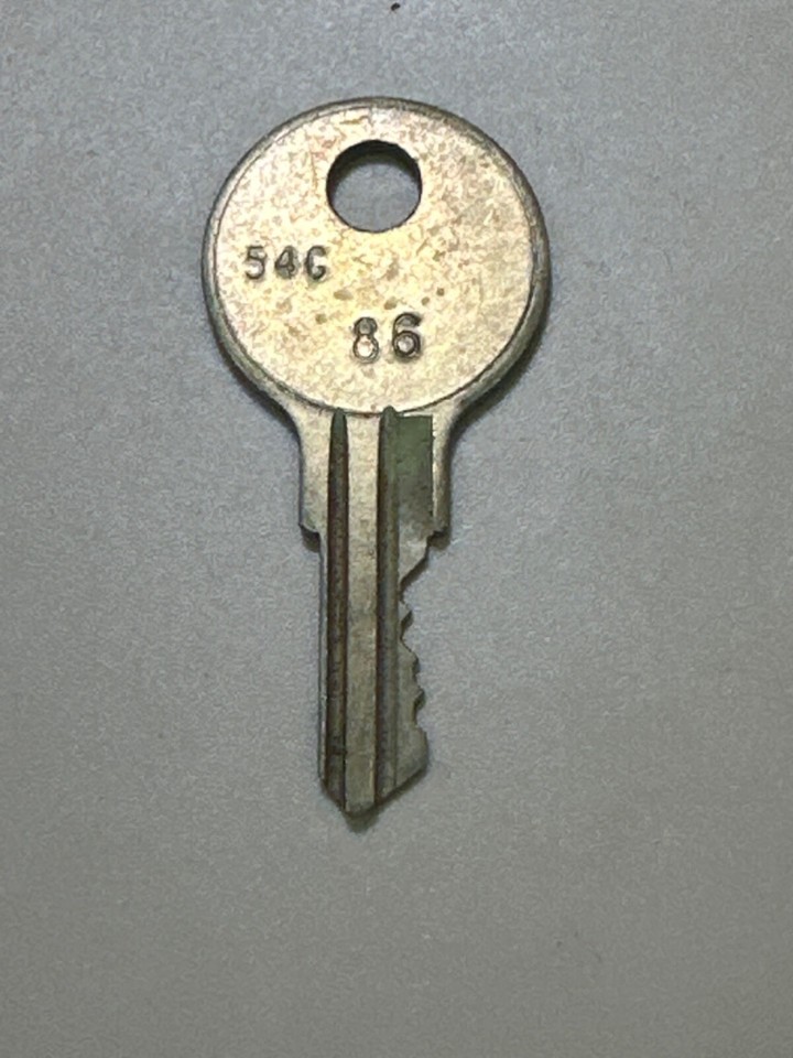 Vintage Factory FORT LOCK Key #86 | eBay