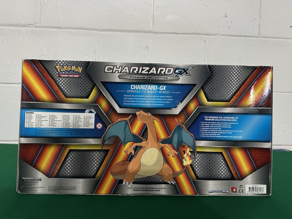 Pokemon 290-80317 Charizard GX Premium Collection 820650803178 | eBay