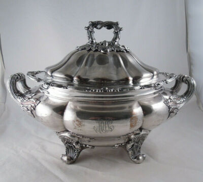MATTHEW BOULTON Old Sheffield Plate Silverplate TUREEN GREYHOUND ...