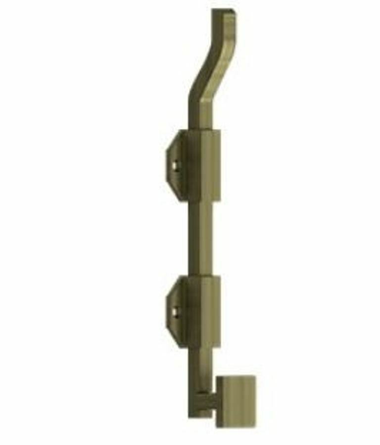 Deltana FPGM10 Solid Brass 10 Inch Modern Offset Surface Bolt | 8 ...