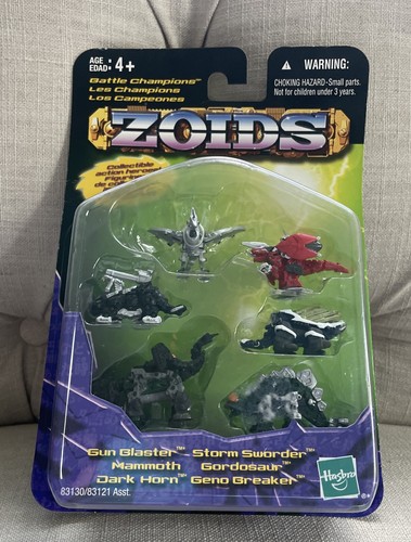 New Vintage ZOIDS Battle Champions 2001 Mini Figures Hasbro 6 Pack | eBay