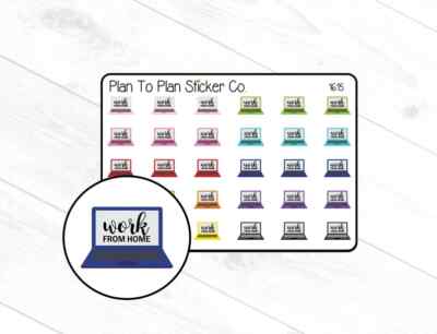 1615~~Work From Home Planner Stickers. | eBay