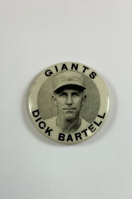 1940-1960 PM10 Baseball Player Pins Dick Bartell 122E | eBay