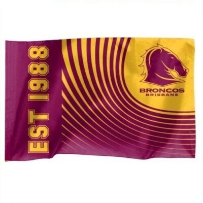Brisbane Broncos NRL Game Day Flag 60 x 90cm! | eBay Australia