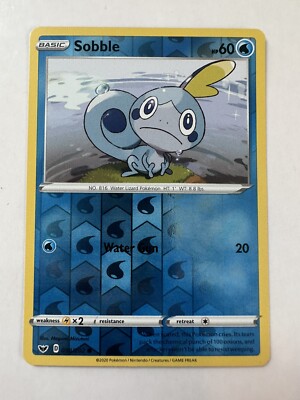 Sobble 054/202 Reverse Holo SWSH Base Set Pokemon TCG Card NM | eBay