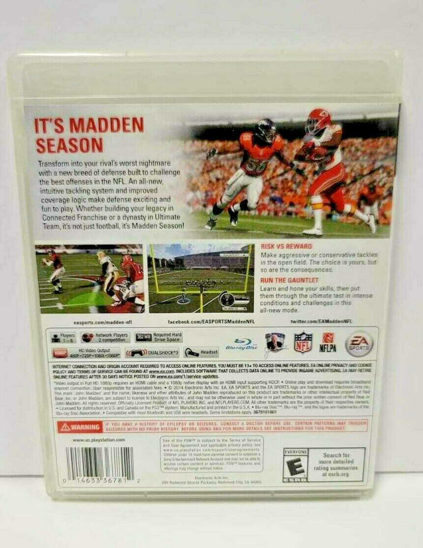 Richard Sherman Madden 15 Ps3